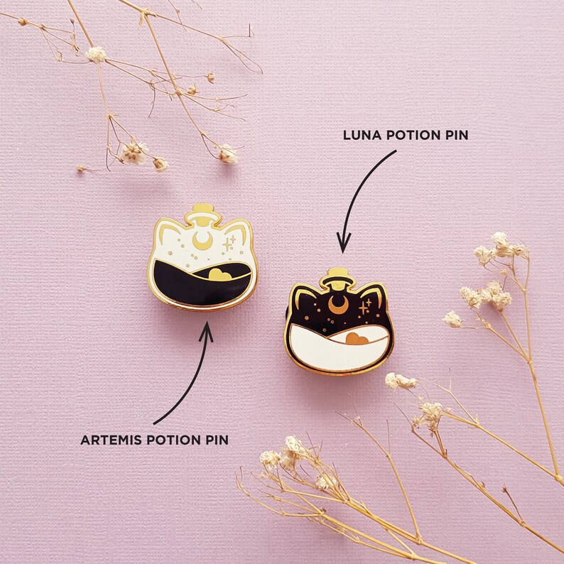 Luna X Artemis Potion Pins - Etsy Australia