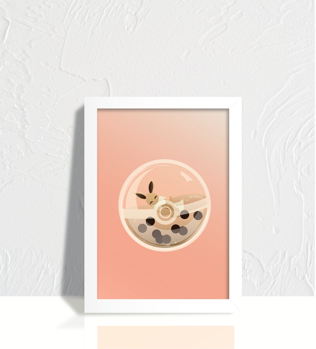 A4 LISTING - Eeveelution Poke-boba-ball Prints - Eevee, Umbreon ...