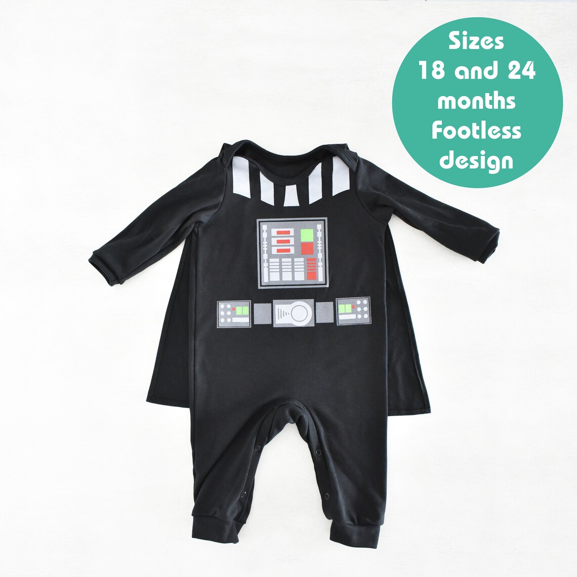 Darth Vader Baby Cosplay Halloween Baby Costume Dark Side - Etsy
