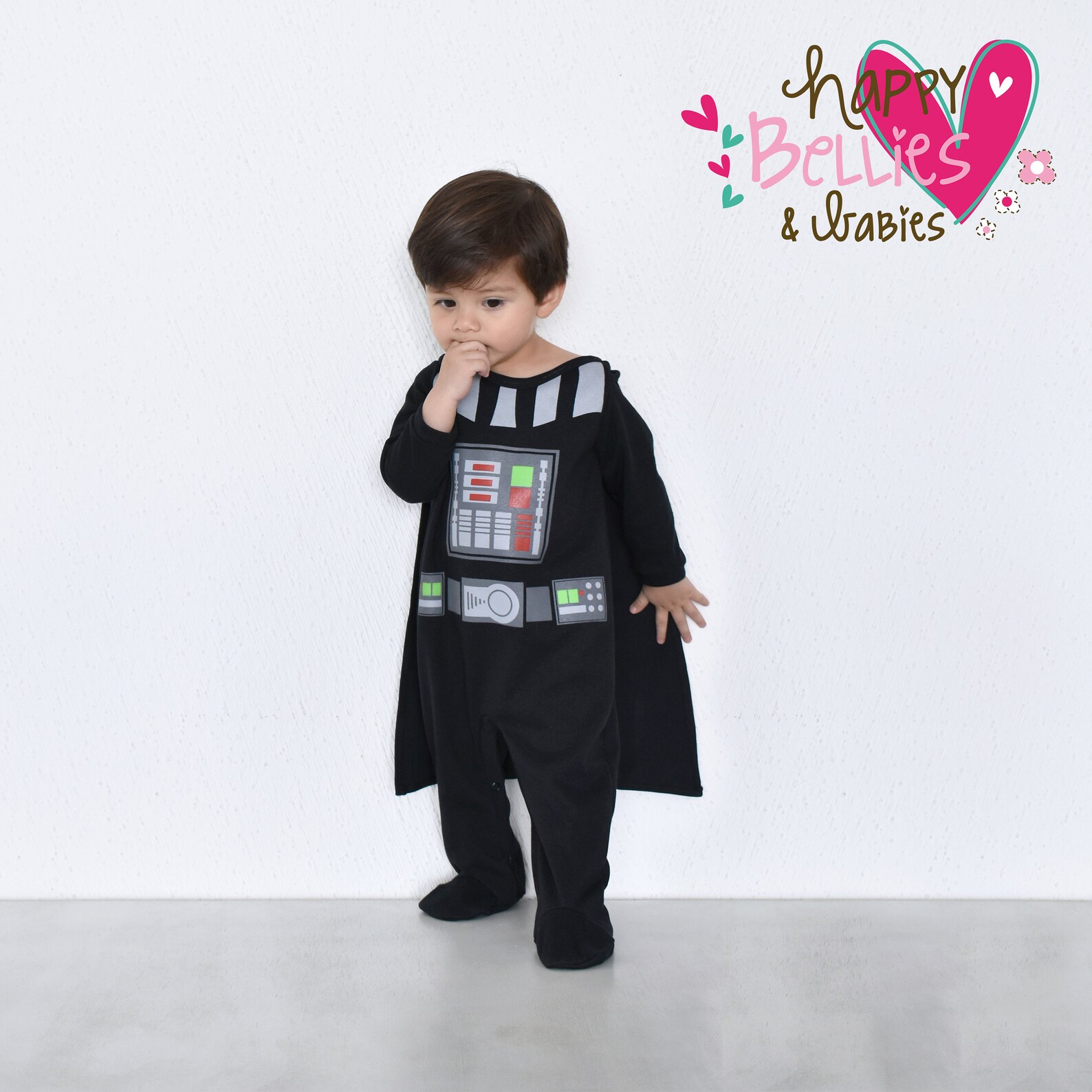Darth Vader Baby Cosplay Halloween Baby Costume Dark Side - Etsy