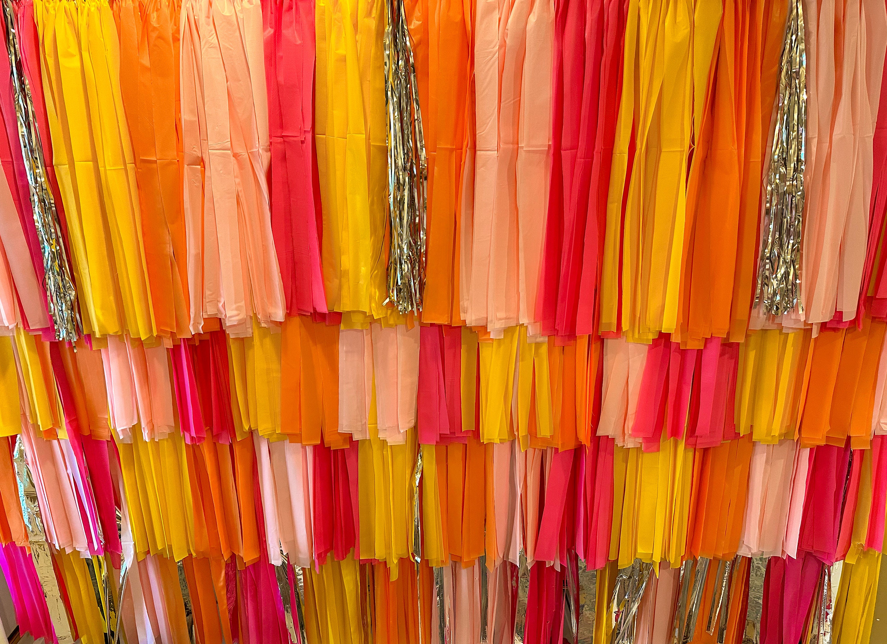 CUSTOM Dazed & Engaged Fringe Backdrop, Siesta Key Bachelorette, Custom ...