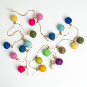 Handmade Felt Light Wool String Garlands/ Christmas Xmas Tree Felt ...