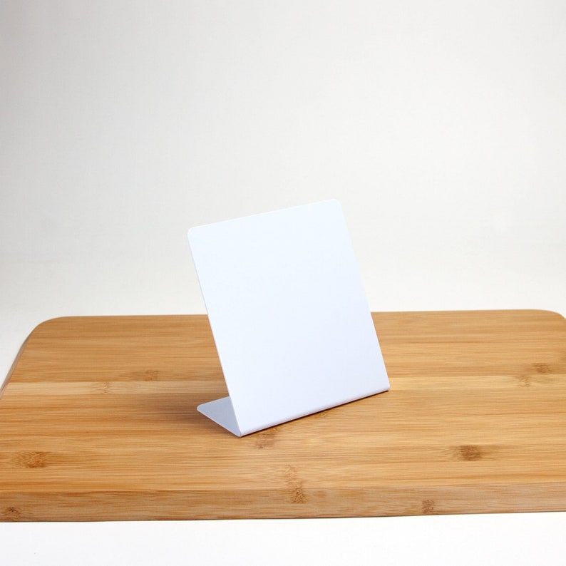 9pk Blank White Plastic L Signs, DIY Sign Blanks, 5" X 5.5", Free ...