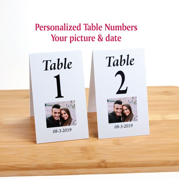 Custom Table Numbers - Etsy