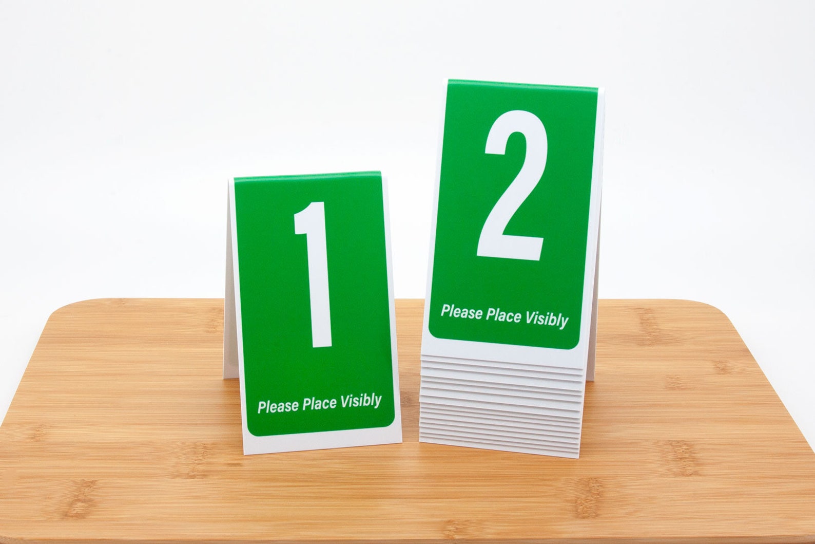 Plastic Table Numbers 1-100, Tent Style, Choose Color W/white Number ...