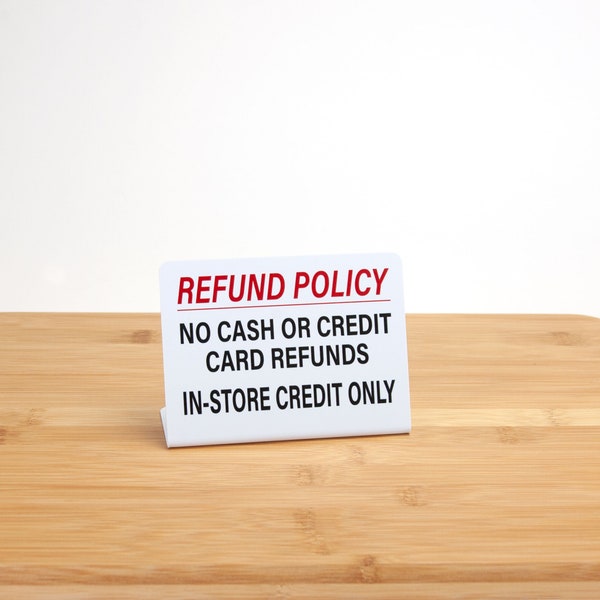 No Refunds Sign - Etsy