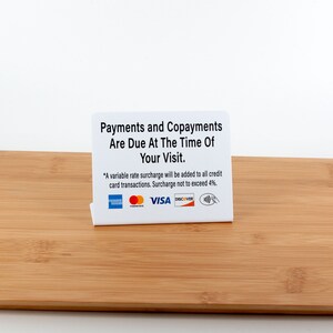 3% Credit Card Fee Sign - Etsy
