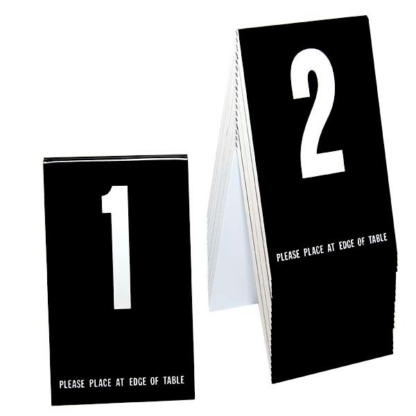 Table Numbers Tent - Etsy