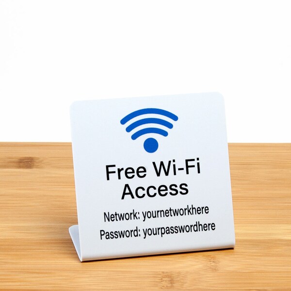 Free Wifi - Etsy