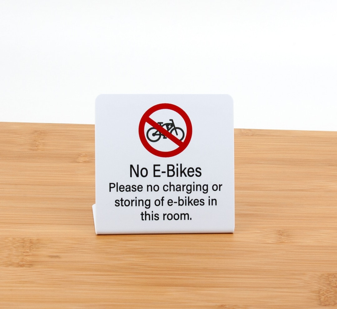 18 Pack No E-bikes in Room Signs, Plastic L Style, Free Shipping - Etsy
