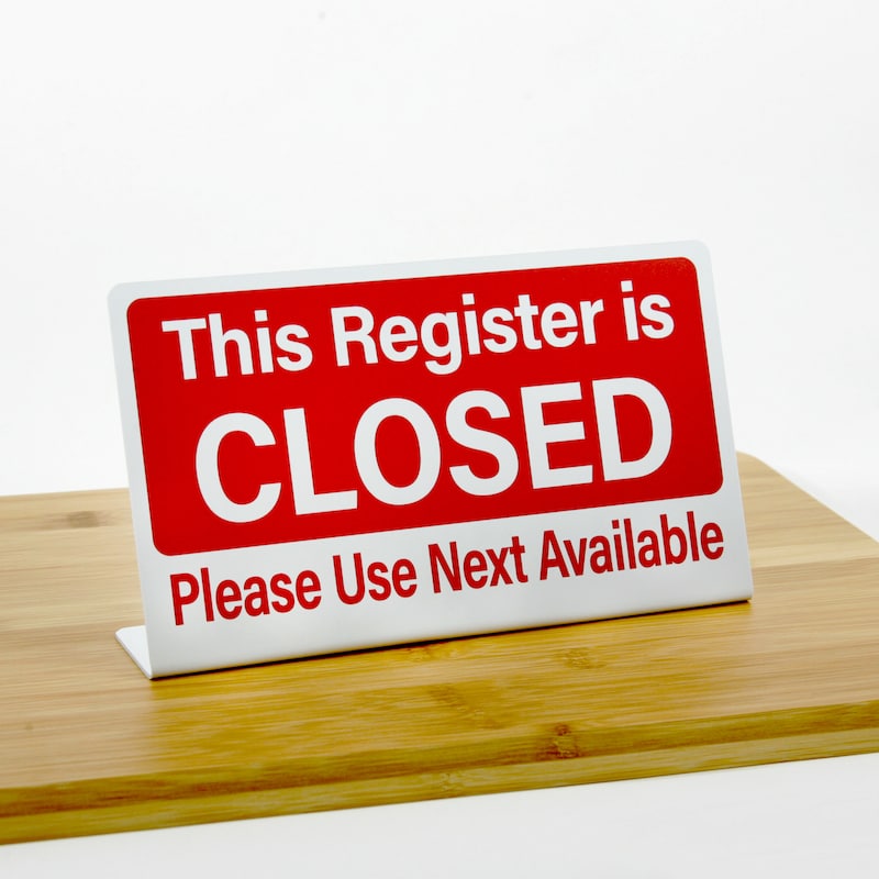 Register Closed Sign - Etsy