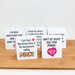 5pk Funny Desk Signs, Plastic Tent Style, Free Shipping - Etsy