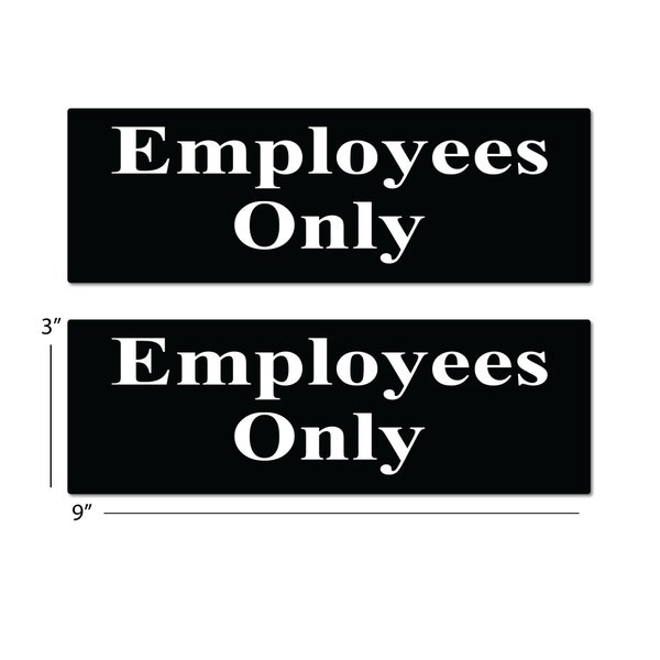 Employees Only Sign - Etsy