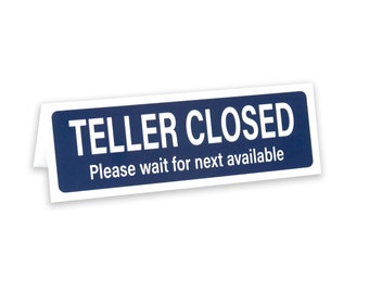 Teller Window Closed - Etsy