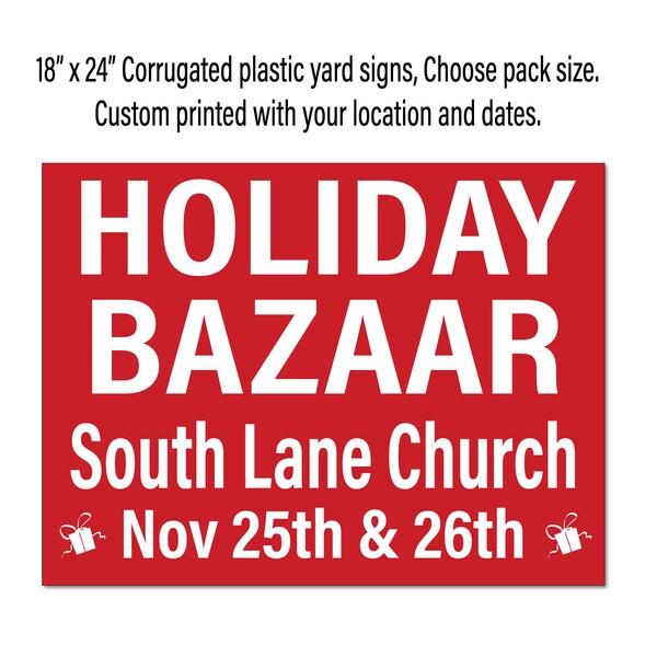 Church Bazaar - Etsy