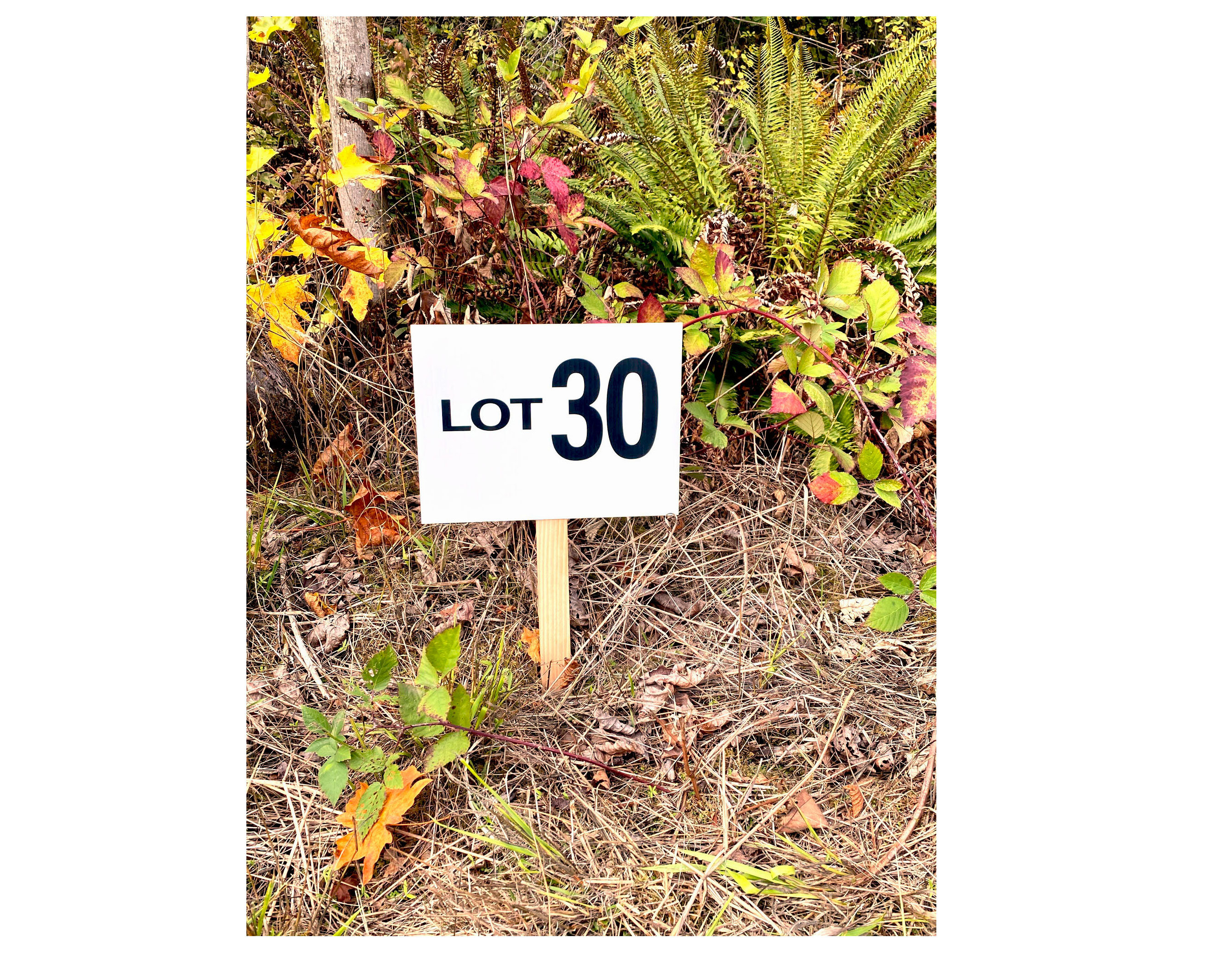 12pk Real Estate Lot Signs, Markers for Builders, Custom Numbers ...