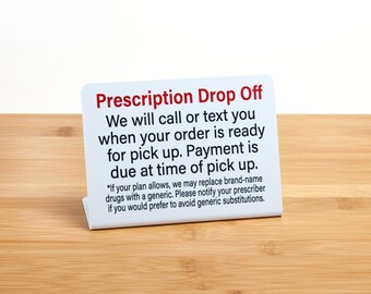 Prescription Drop off Signs - Etsy