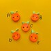 Fruchtiger oranger Ton Pin - Etsy.de