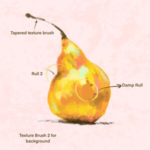 Procreate Texture Brush Set Painterly Rull Texture Brush Pack for ...
