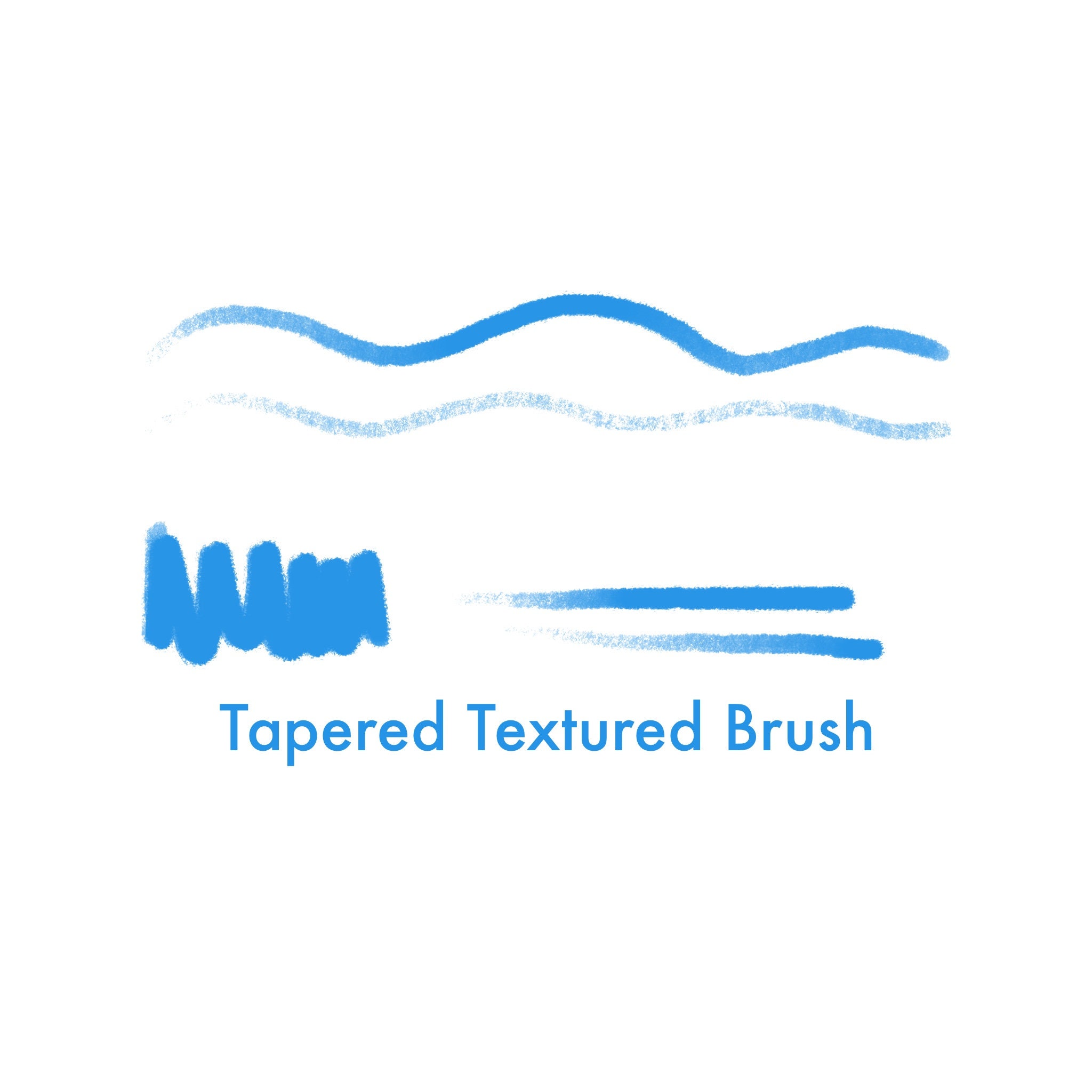 Procreate Texture Brush Set Painterly Rull Texture Brush Pack for ...