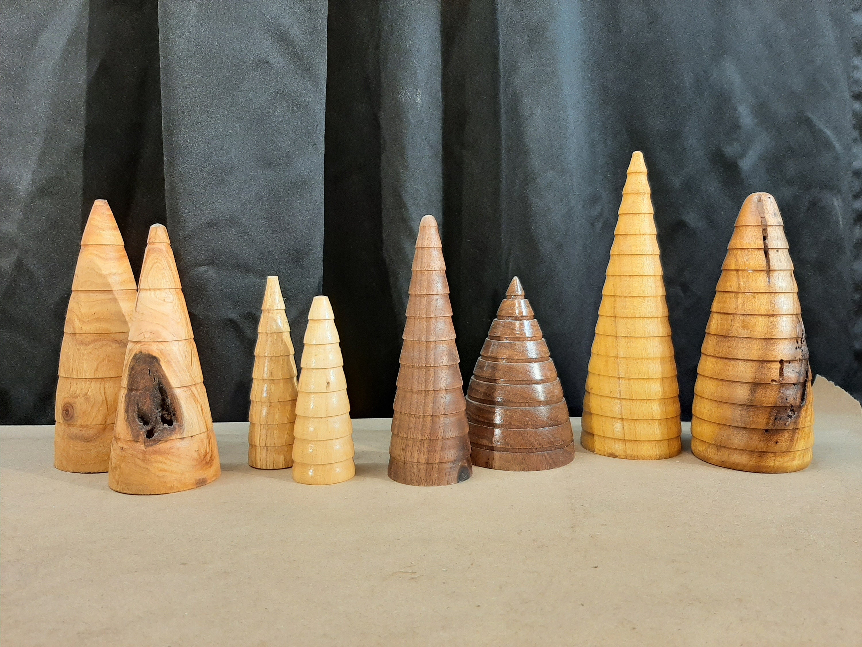 5 Set Rustic Hand-turned Mulberry Trees - Etsy