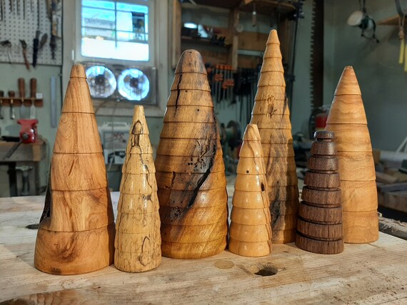 5 Set Rustic Hand-turned Mulberry Trees | Etsy