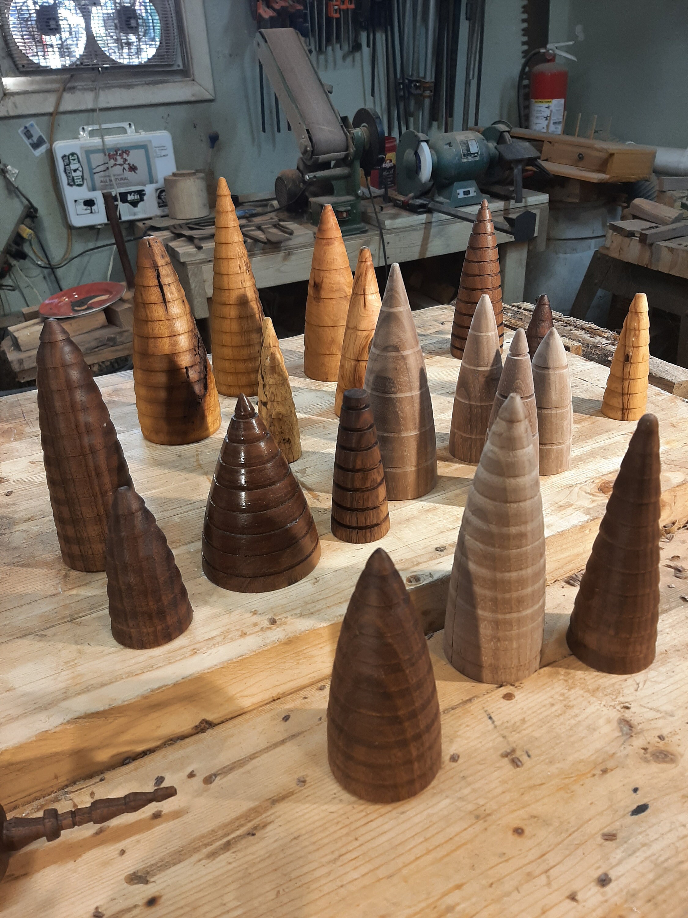 5 Set Rustic Hand-turned Mulberry Trees | Etsy