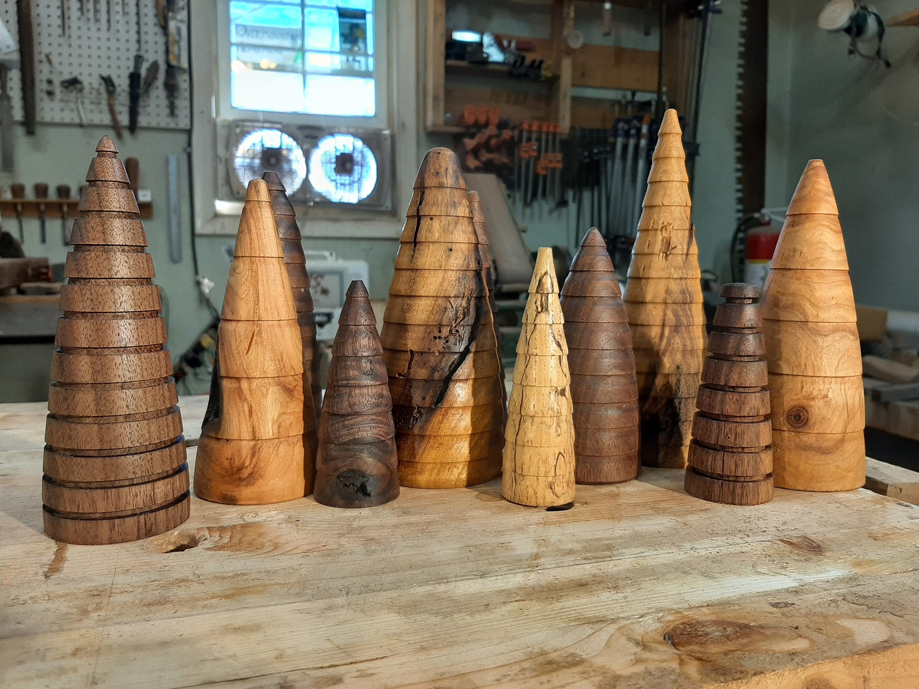 5 Set Rustic Hand-turned Mulberry Trees - Etsy