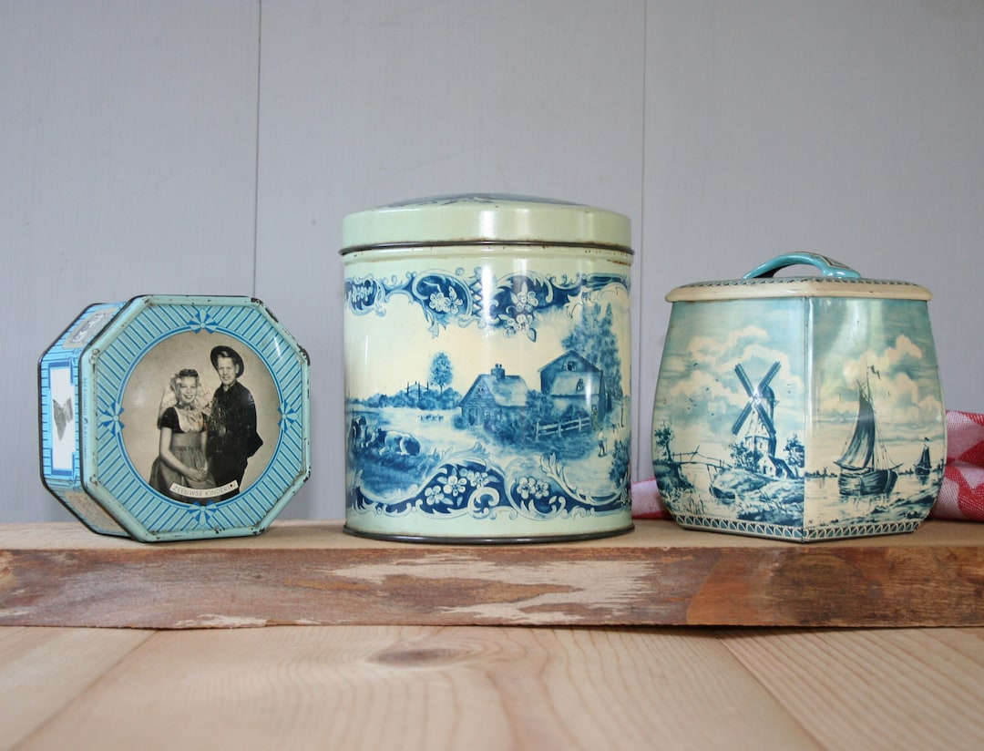 Dutch Tins SET / Tins From the Netherlands / Collectables, Vintage ...