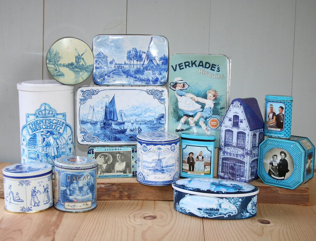 Dutch Tins SET / Tins From the Netherlands / Collectables, Vintage and ...