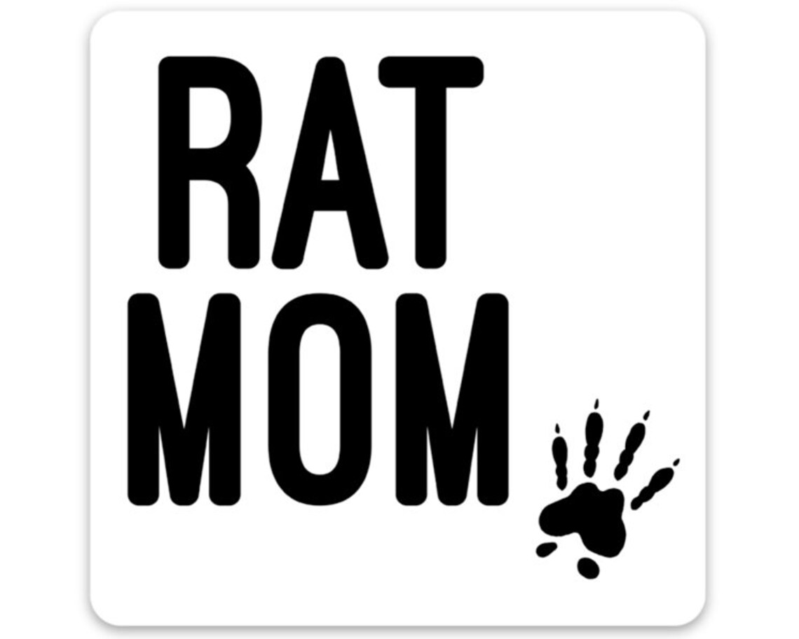 Rat Mom 3 Sticker - Etsy