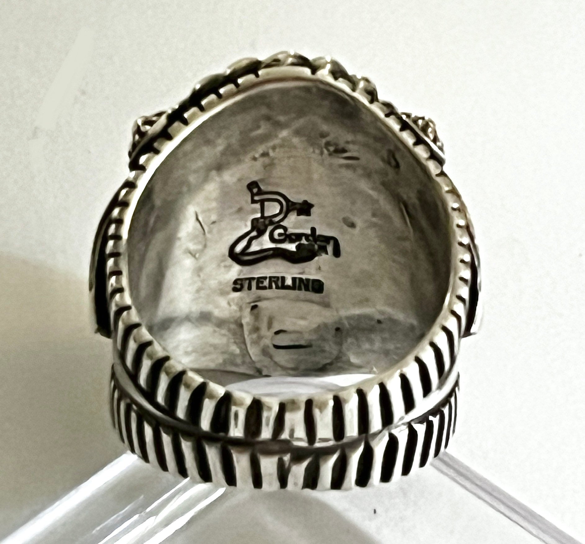 Navajo Signed-delbert Gordon Vintage Ornate/intricate Hand - Etsy