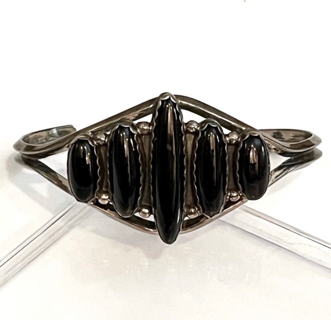 Navajo Signed-wayne Etsitty Stunning Vintage Sterling Silver - Etsy