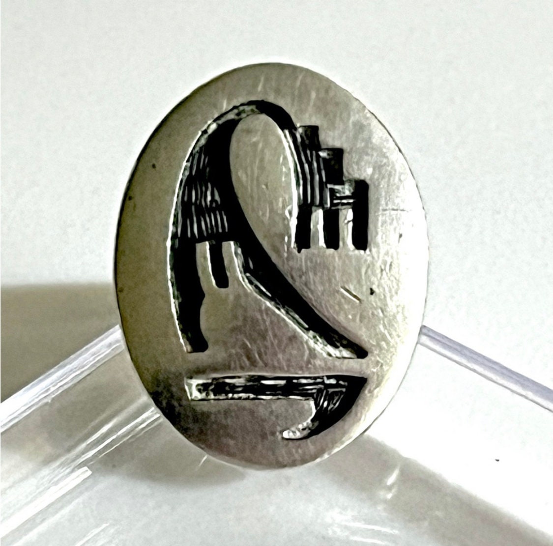 Vintage Hopi Overlay Sterling Silver Ring - Etsy