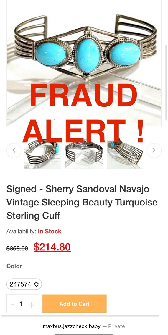 Signed - Sherry Sandoval Navajo Vintage Sleeping Beau… - Gem