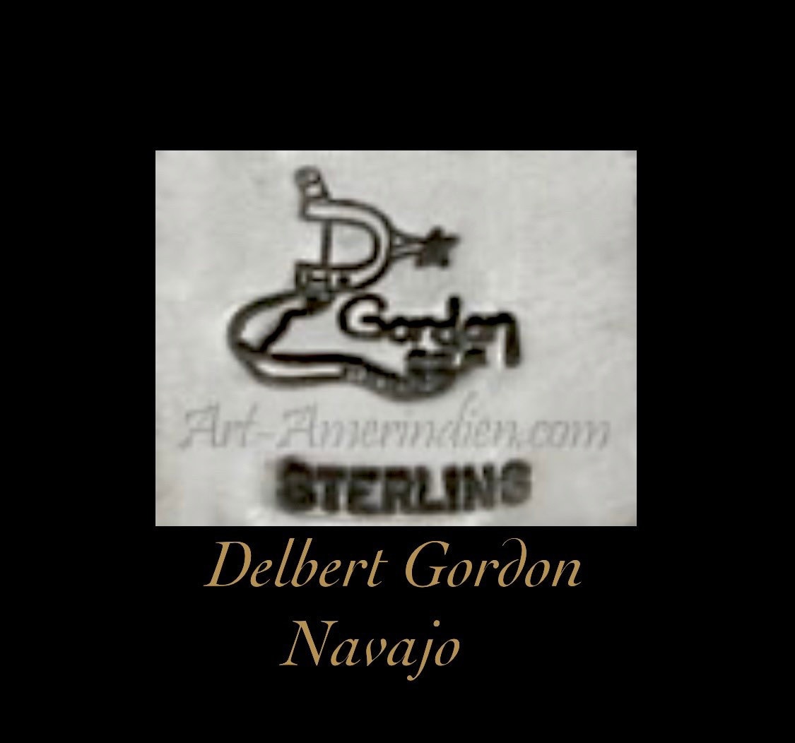Navajo Signed-delbert Gordon Vintage Ornate/intricate Hand - Etsy