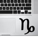 Set of 2 Circle MacBook Apple Decal Sticke,apple Logo Cover,black ...