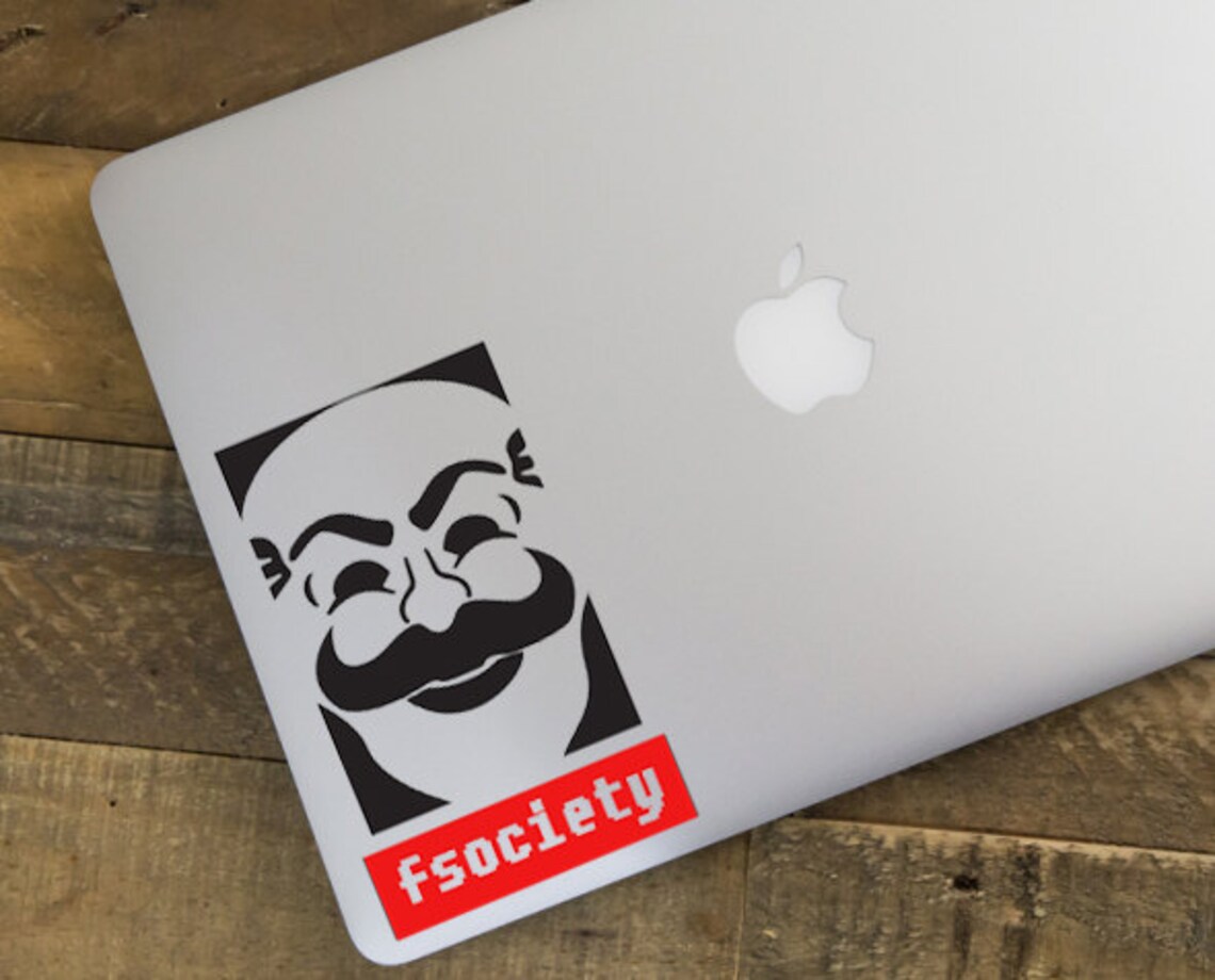 Fsociety Decal Sticker Vinyl Sticker Macbook Decal Macbook - Etsy