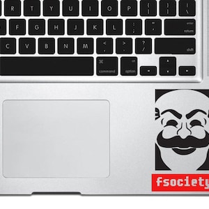 Fsociety Decal Sticker, Vinyl Sticker, MacBook Decal, MacBook Sticker ...