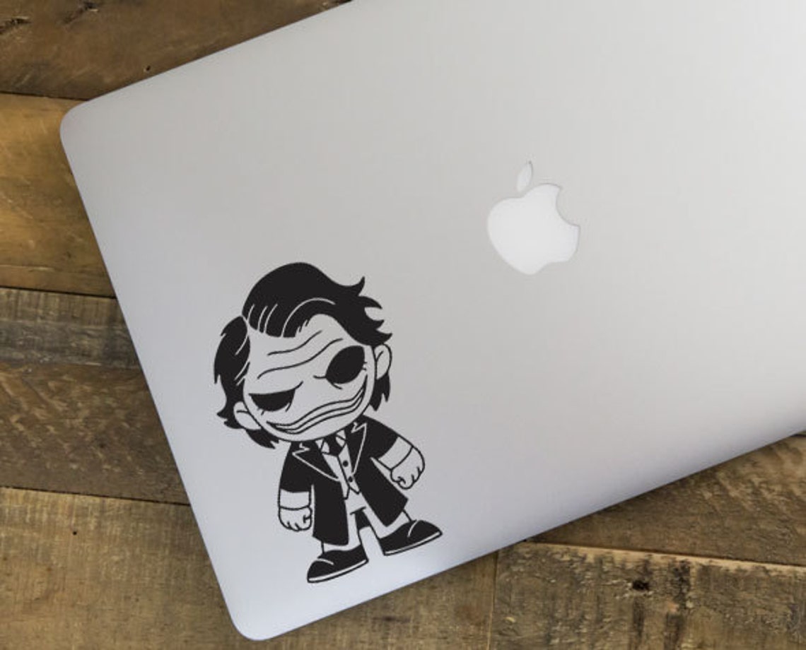 Joker Decal Dark Knight Decal Joker Sticker Laptop Decal | Etsy