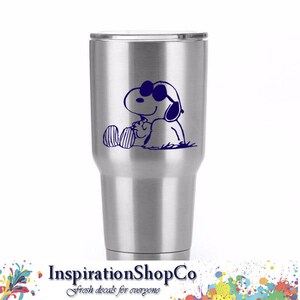 Snoopy Resting Vinyl Decal, Snoopy Sticker,macbook Sticker,snoopy ...