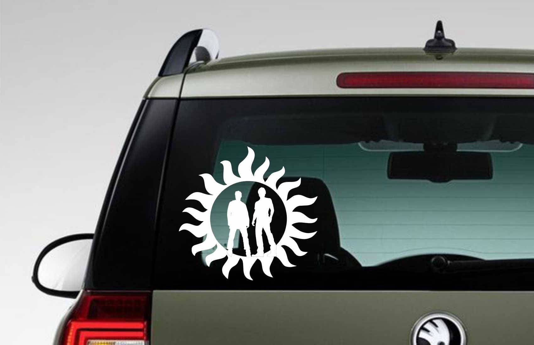 Supernatural Sam and Dean Decal Supernatural Vinyl Decals | Etsy