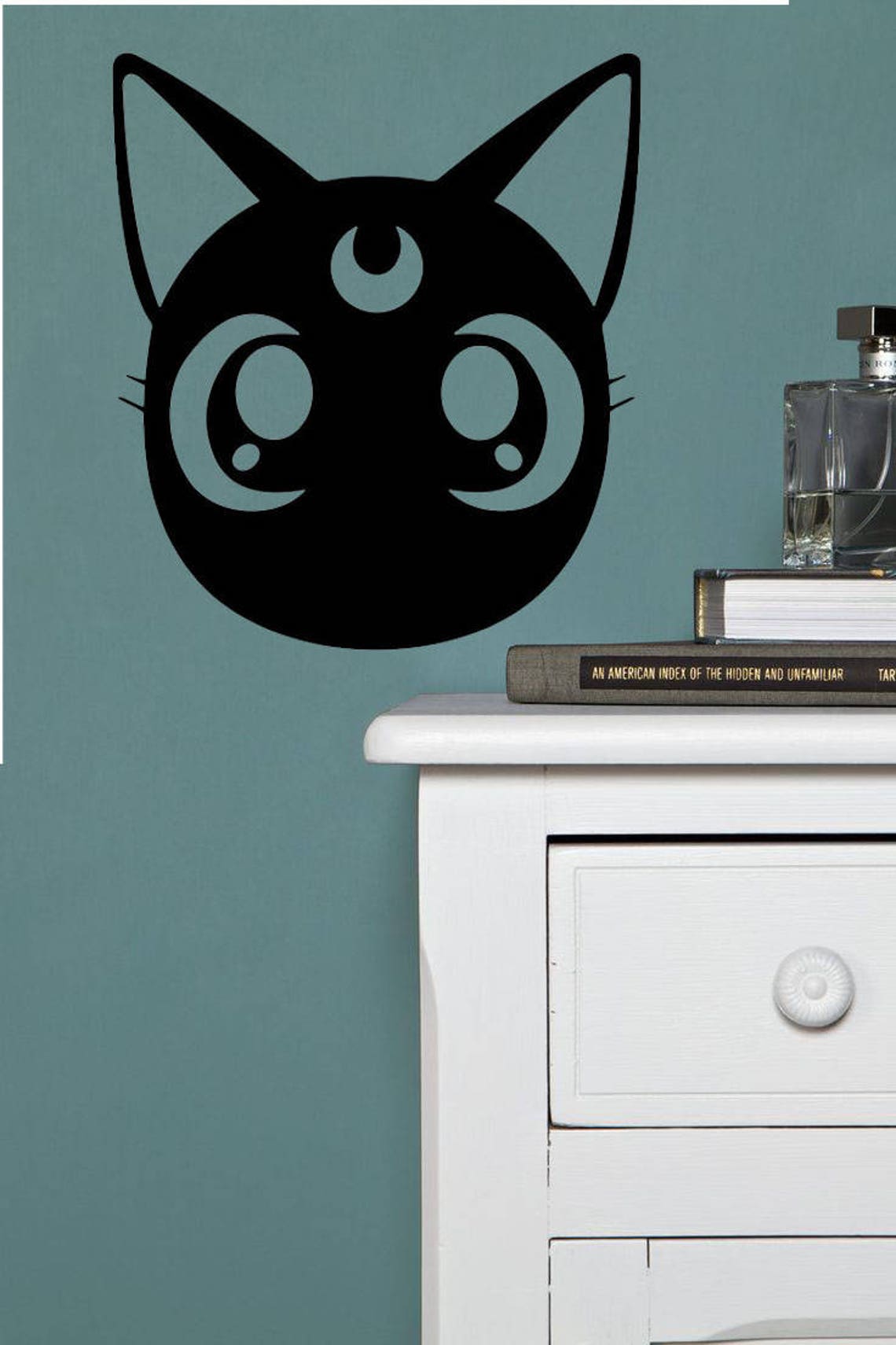 Sailor Moon cat decalSailor Moon cat stickerAnime | Etsy