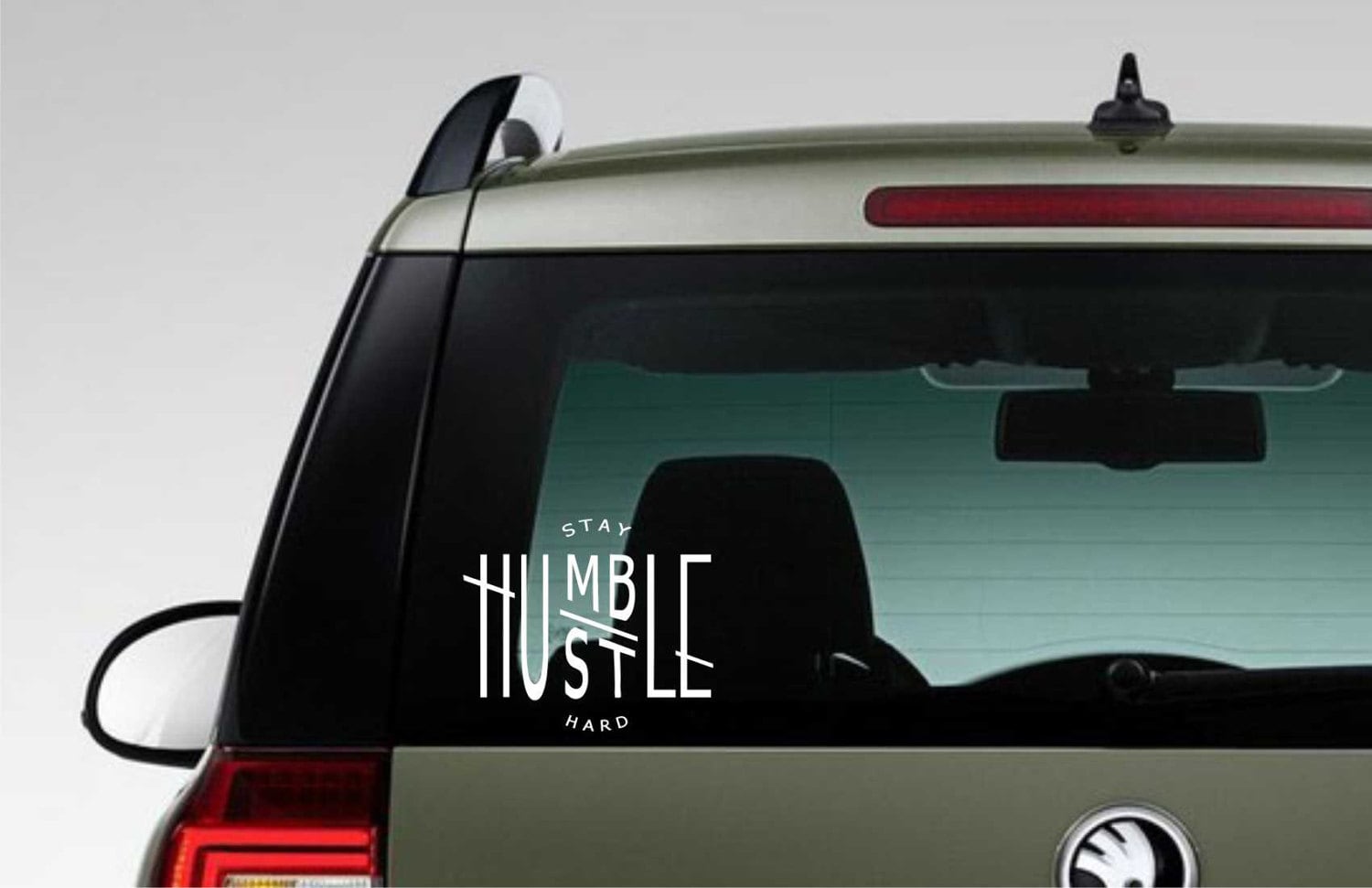 Stay Humble Hustle Hard Decal Stickerwork Hard Stay - Etsy