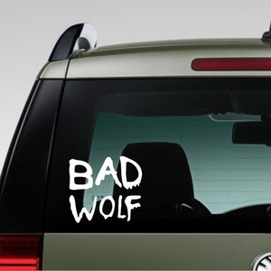 Bad Wolf Doctor Who Inspired Vinyl Decal, MacBook Decal, Wall Sticker ...