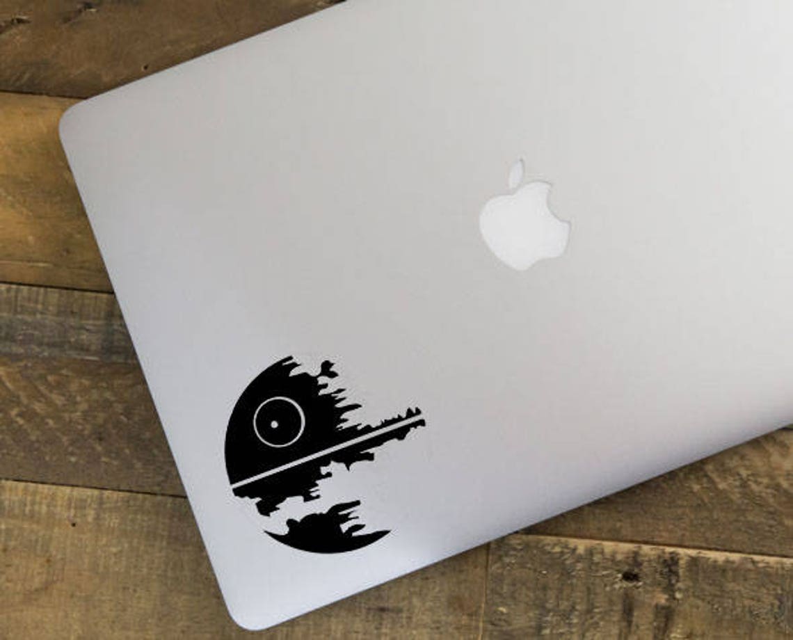 Death Star Inspired by Star Wars Decal Vinyl Sticker Macbook - Etsy