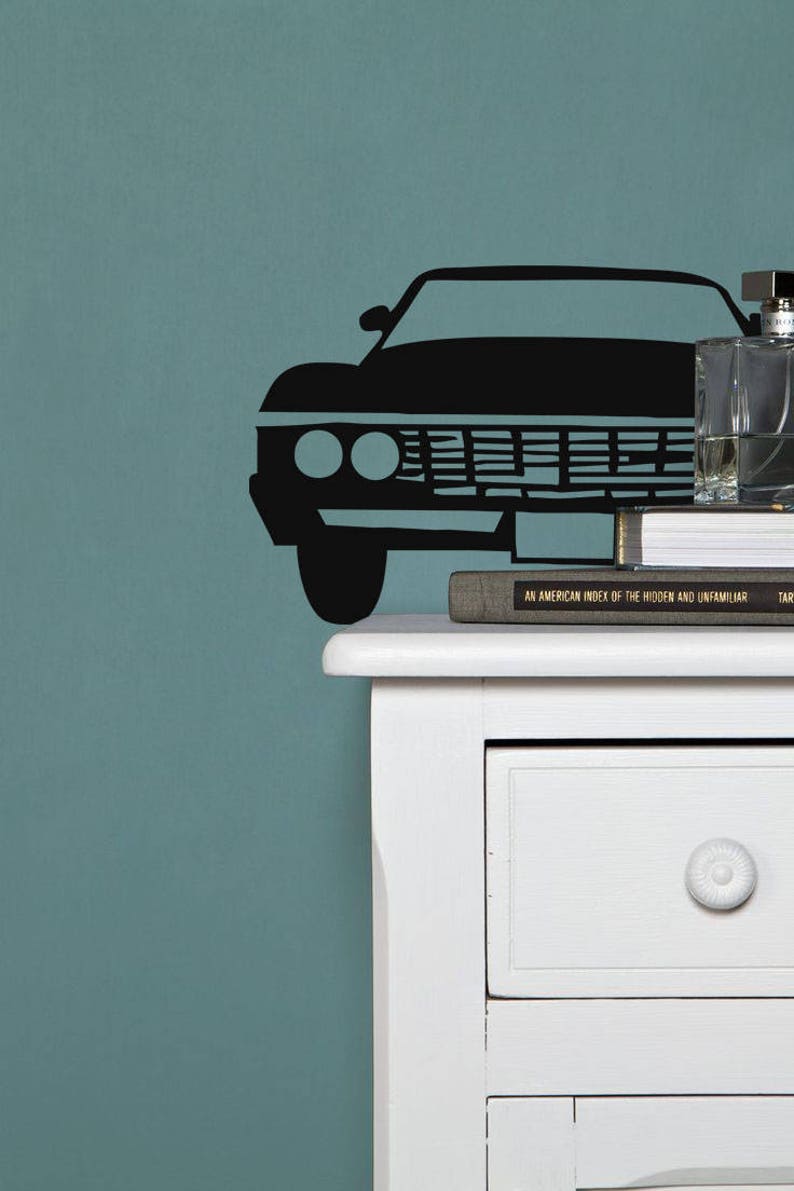 Supernatural Impala 1967 Decal Supernatural Vinyl Decals - Etsy