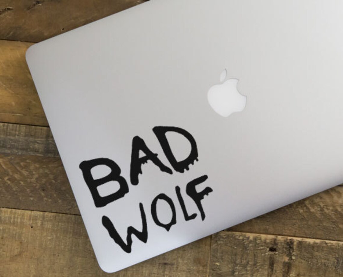 Bad Wolf Doctor Who Inspired Vinyl Decal Macbook Decal Wall - Etsy