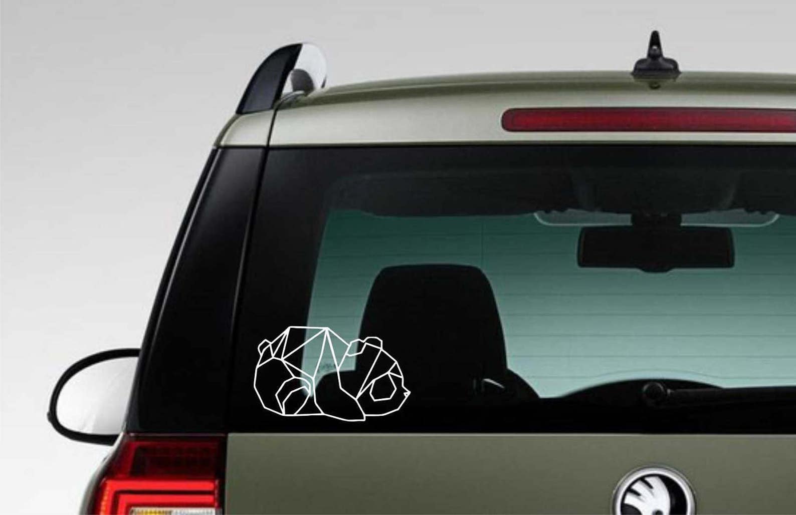 Geometrical Panda Vinyl Decal Panda Decal Panda Sticker | Etsy