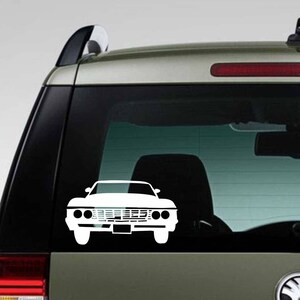Supernatural Impala 1967 Decal, Supernatural Vinyl Decals, Supernatural ...